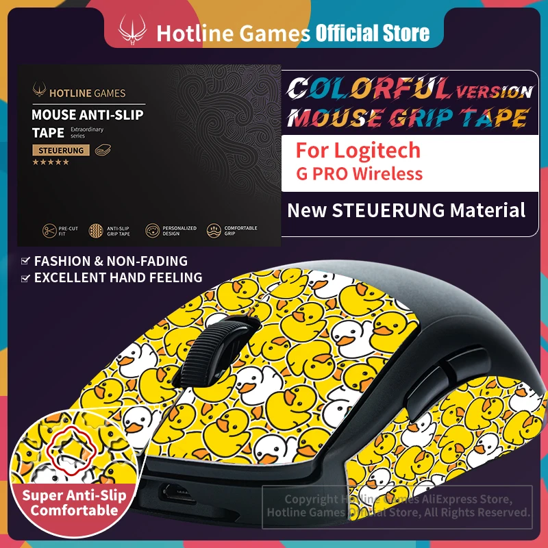 1-Pack-Hotline-Games-Colorful-Mouse-Grip-Tape-for-Logitech-GPRO ...