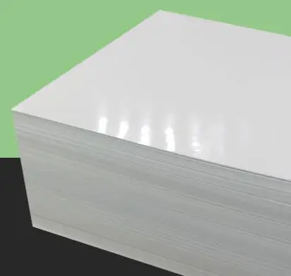 Size A4 0.25mm Opaque Glossy White Plastic Binding Cover Acetate Sheet ...
