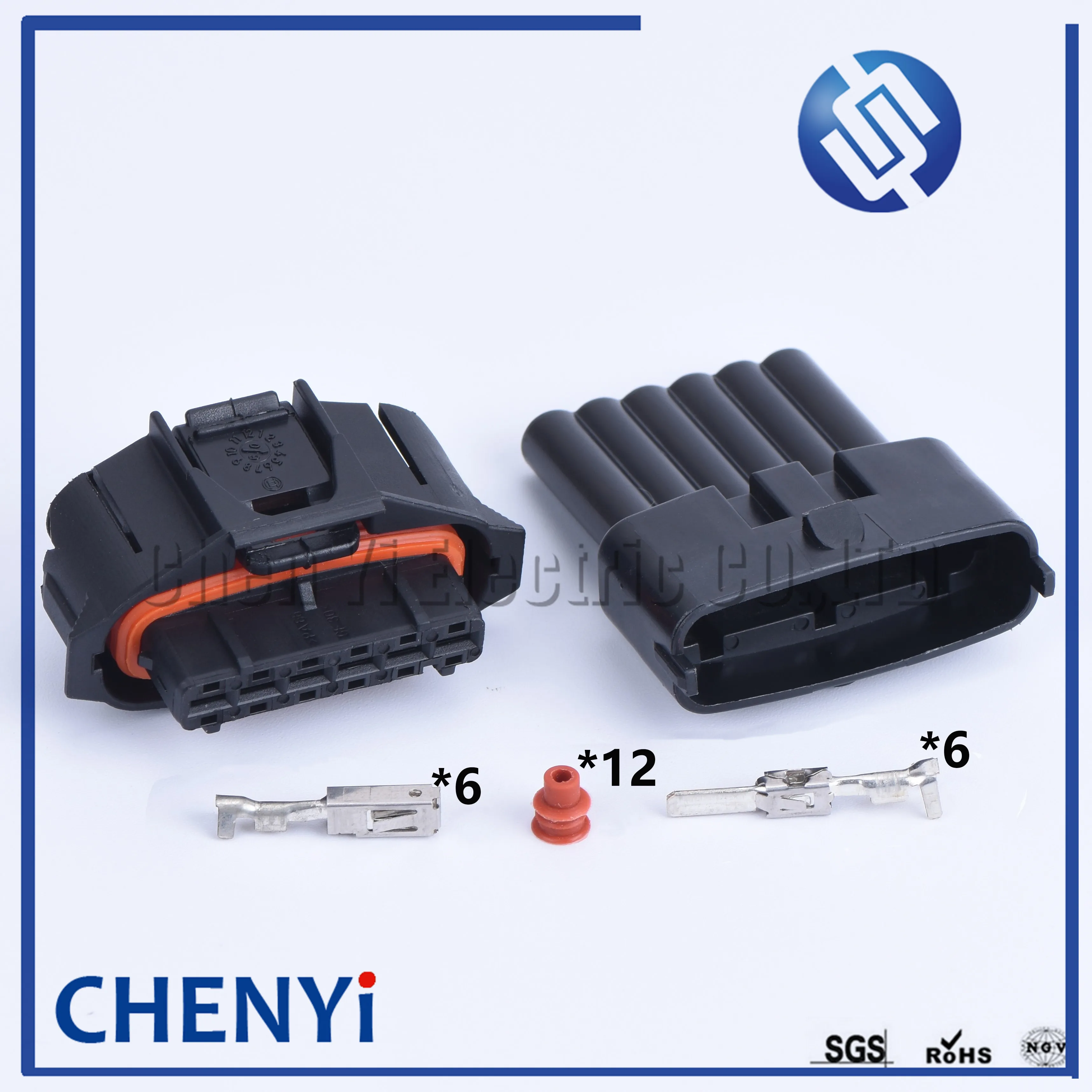 6 Pin 1928403740 Waterproof Auto Socket Diesel Common Rail Accelerator ...