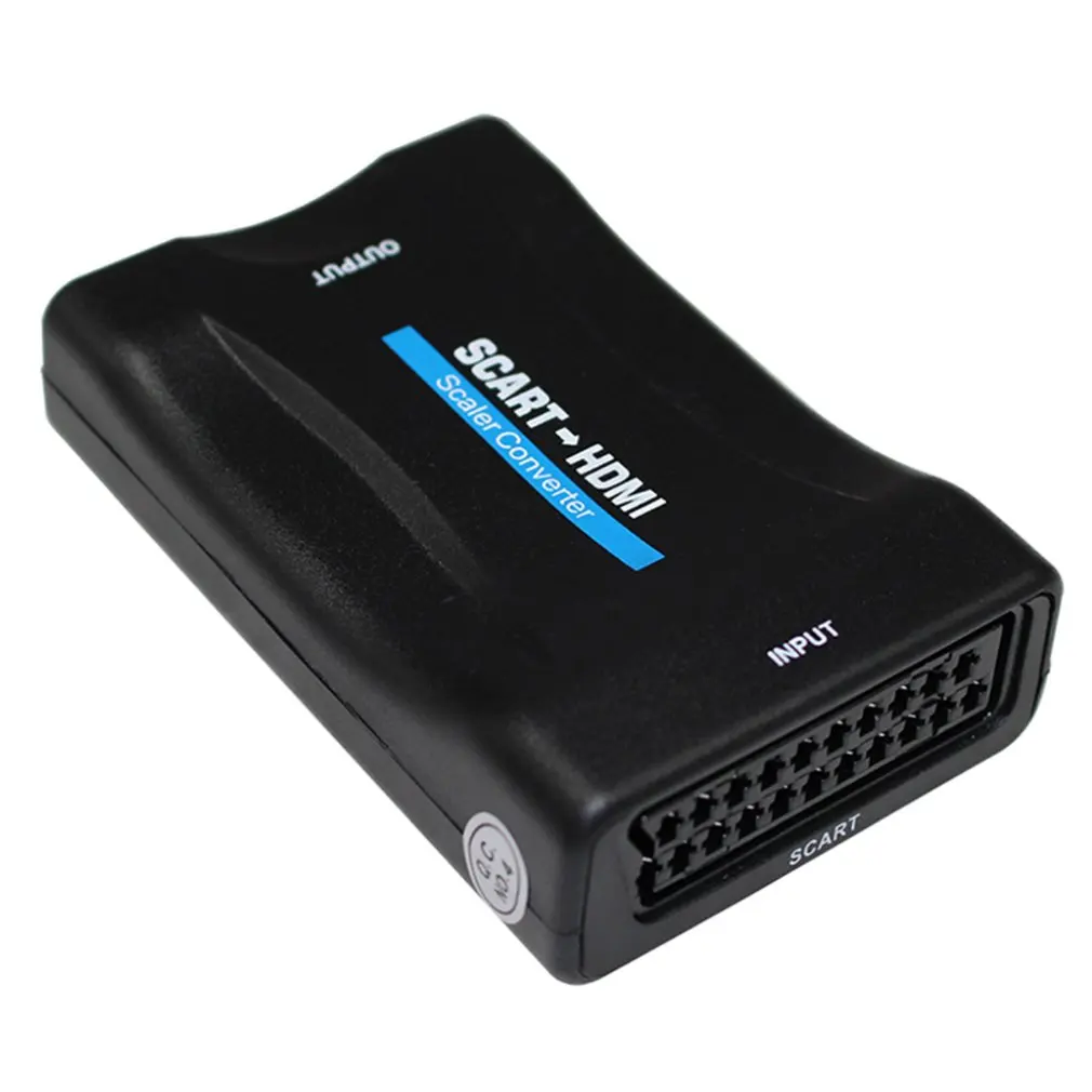 Convertidor de Audio Scart a HDMI, caja escaladora compatible con ...