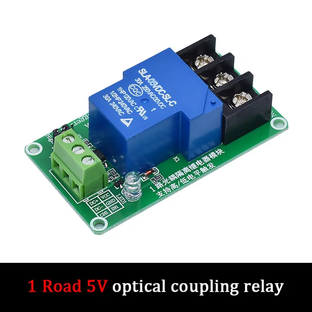 ONE TWO 1 2 channel relay module 30A with optocoupler isolation 5V 12V 24V supports high and low ...