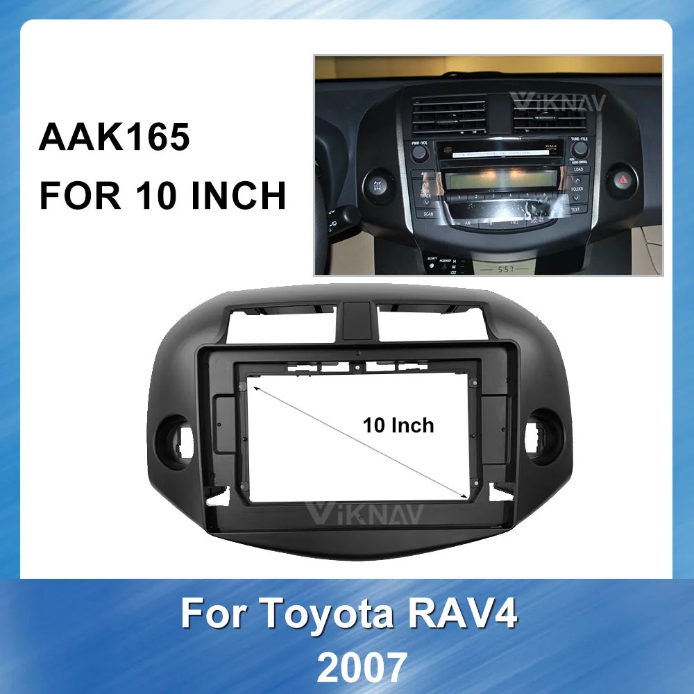 Car Radio face plate Frame Panel Dashboard Installation for Toyota RAV4 ...