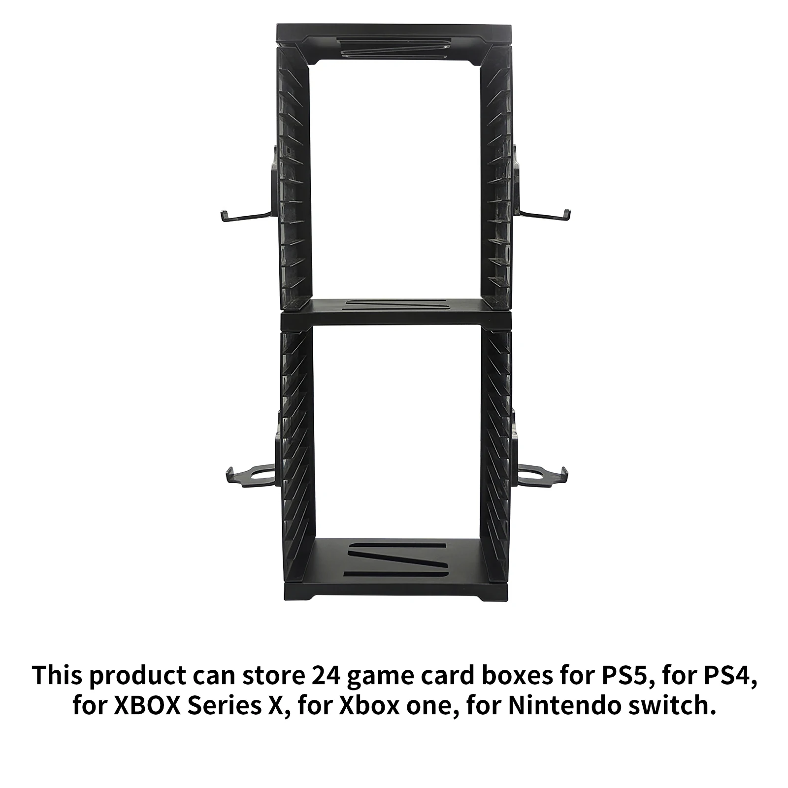 Étagère de rangement disque de jeu - Universel - Noir - Support pour ...