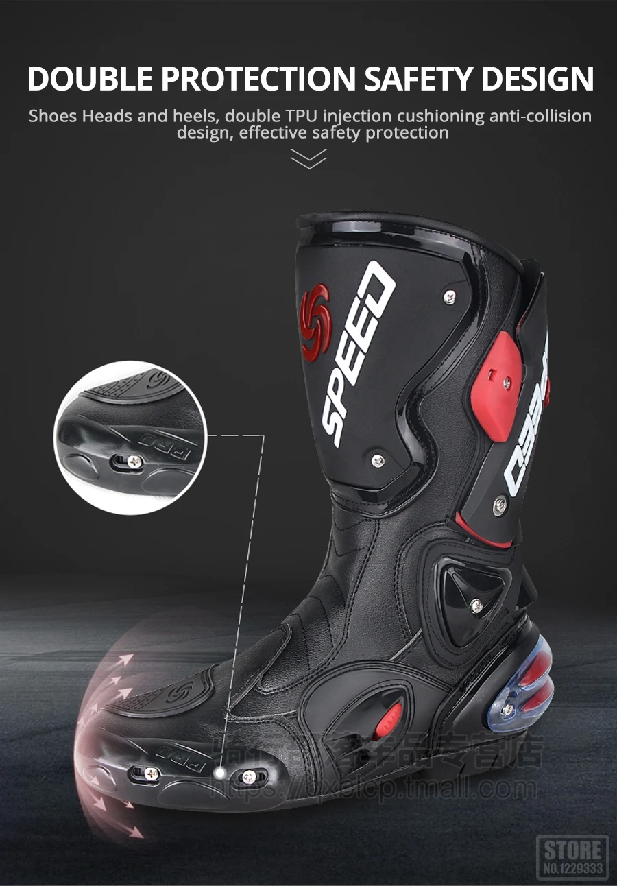 Motorcycle Boots Men Botas Moto Motorcycle Shoes Motocross Off Road ...