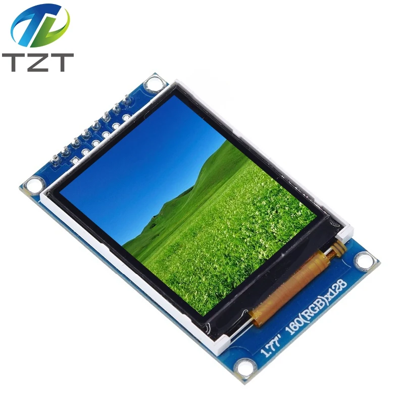 1.77 Inch Tft Lcd Screen 128*160 1.77 Tftspi Tft Color Screen Module Serial Port Module - Lcd ...