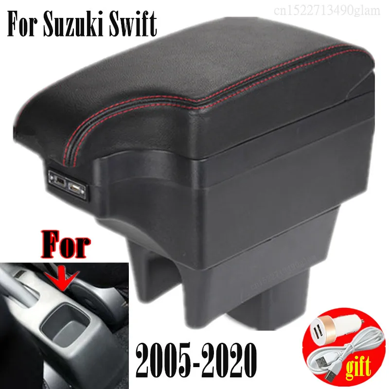 Centre Console Storage Box For Suzuki Swift 2005-2022 Armrest Arm Rest ...