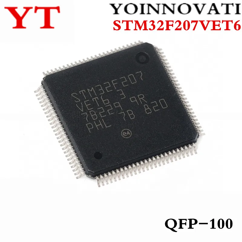 2pcs/lots STM32F207VET6 STM32F207 VET6 QFP 100 IC|Integrated Circuits| - AliExpress