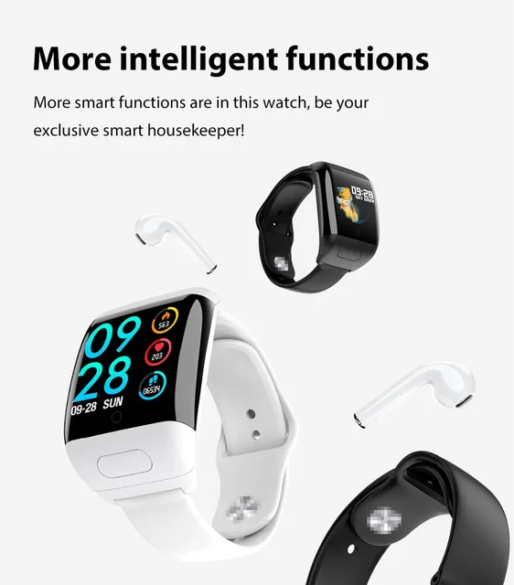 G36 Smart Watch Bluetooth Earphone In Men Women BT Call