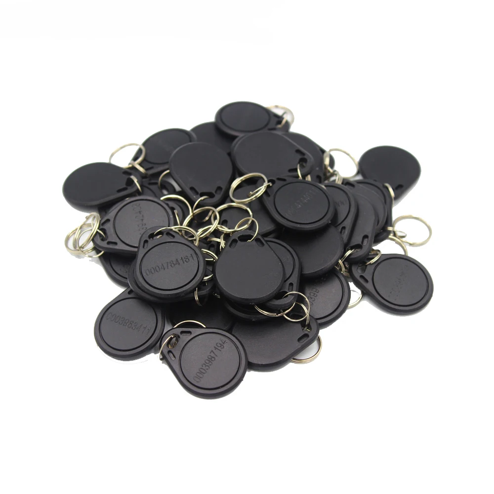 100pcs-lot-125khz-RFID-Keychain-NO3-Size-Card-Tag-ID-Keyfob-TK4100-Door ...