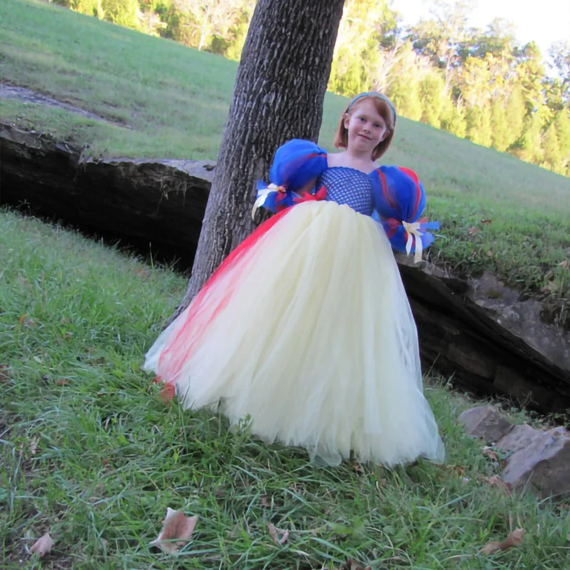 Homemade Snow White Costume Tutu