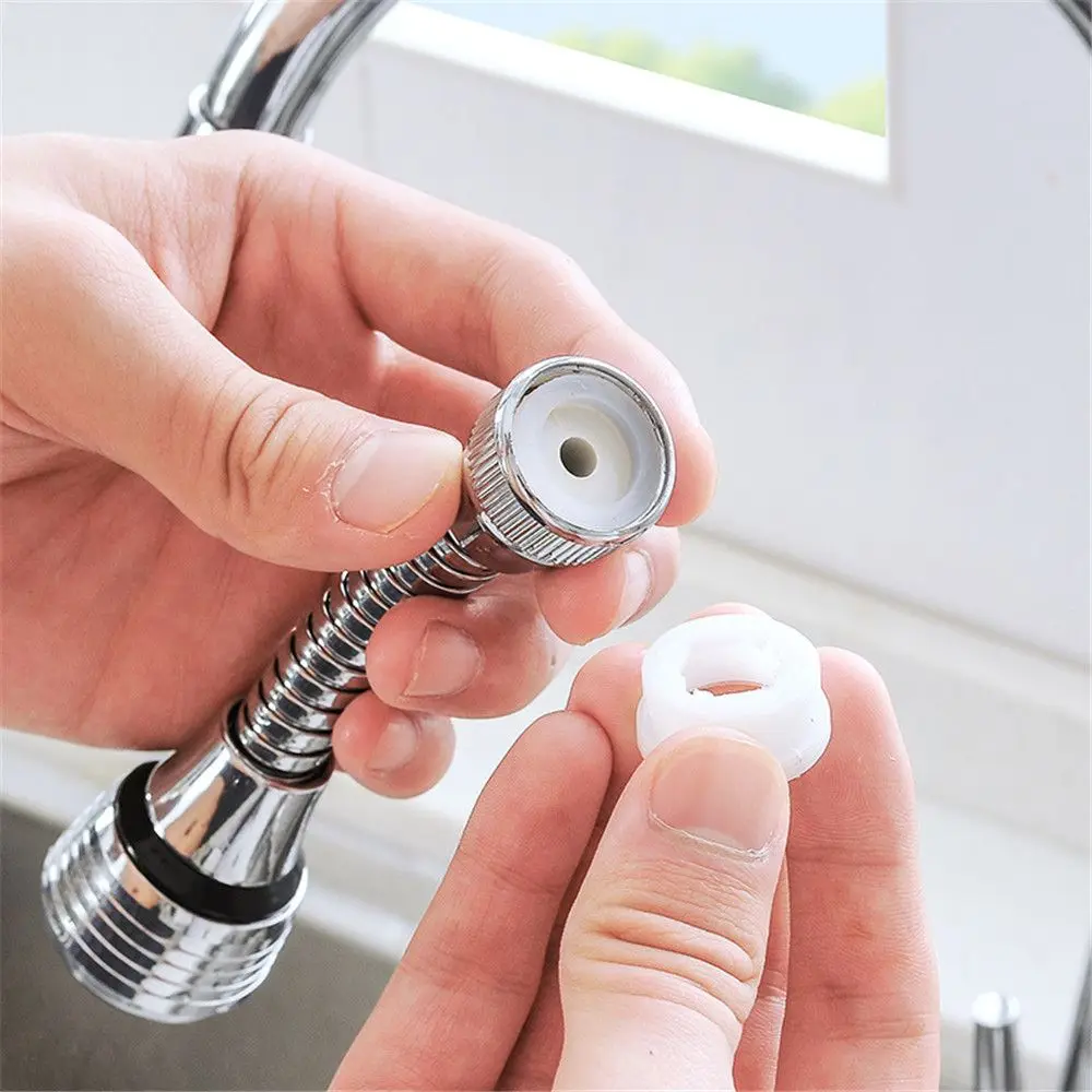 Flexible 360 Sink Faucet Sprayer Adapter Filter