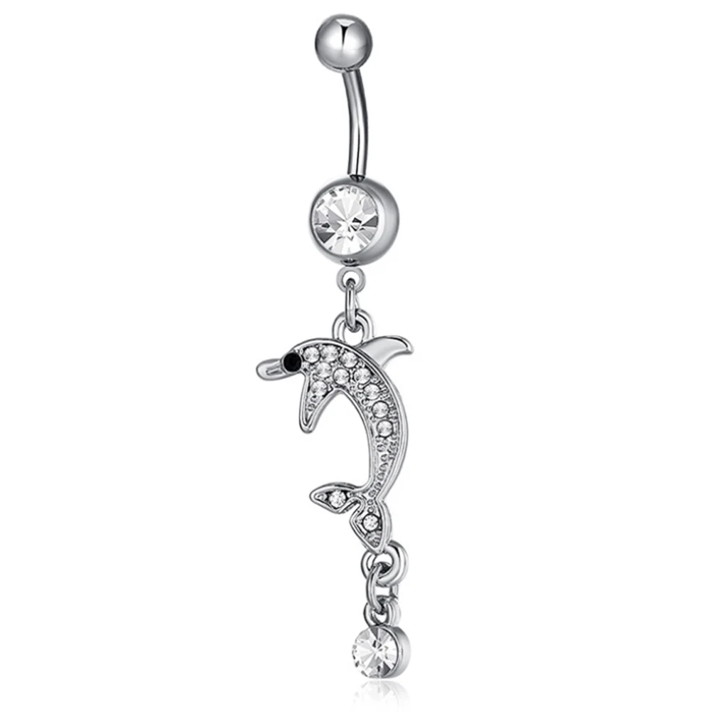 Dolphin Belly Button Rings