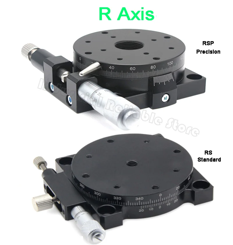 R-Axis-60mm-90-125mm-Manual-Rotating-Platform-Sliding-stage-Precision ...