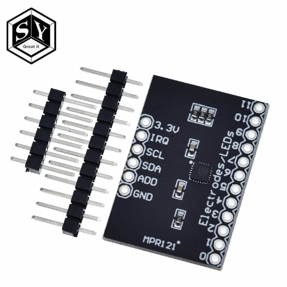 MPR121 Breakout V12 Capacitive Touch Sensor Controller Module I2C ...