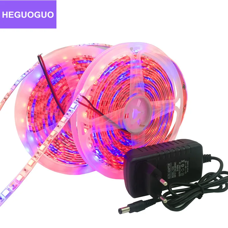 1m-5m-LED-Grow-Light-Strip-Full-Spectrum-Plants-Lamps-Waterproof-Phyto ...