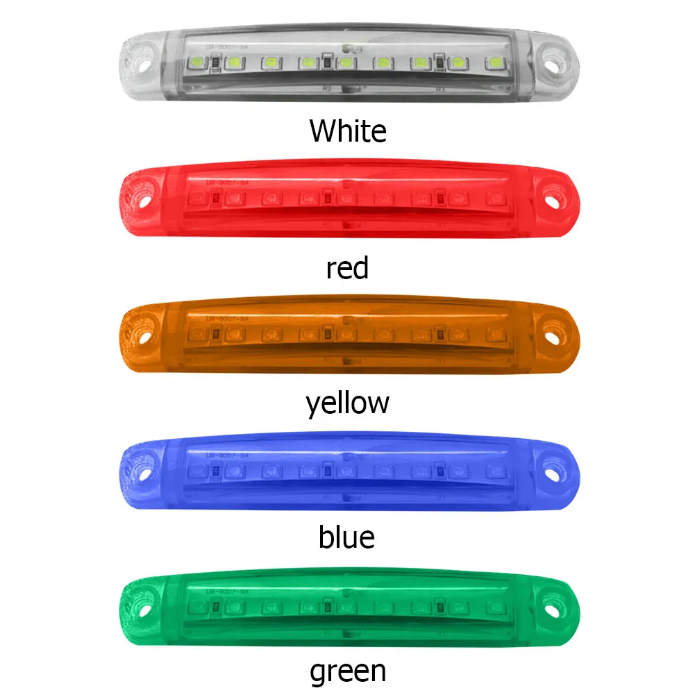 Durable position lights for trailer buses, 12-24 V 9-LED side lights ...