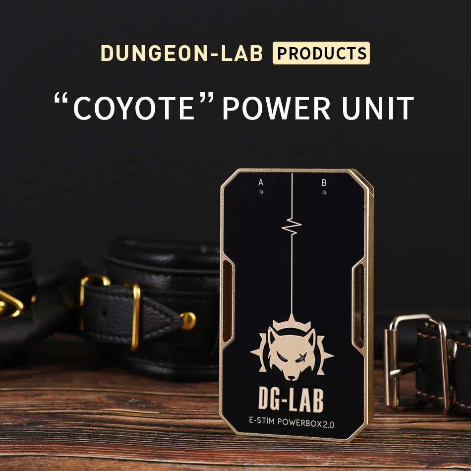 “COYOTE” E-STIM DG-LAB APP Remote Electric Shock Tens Electro Device SM ...