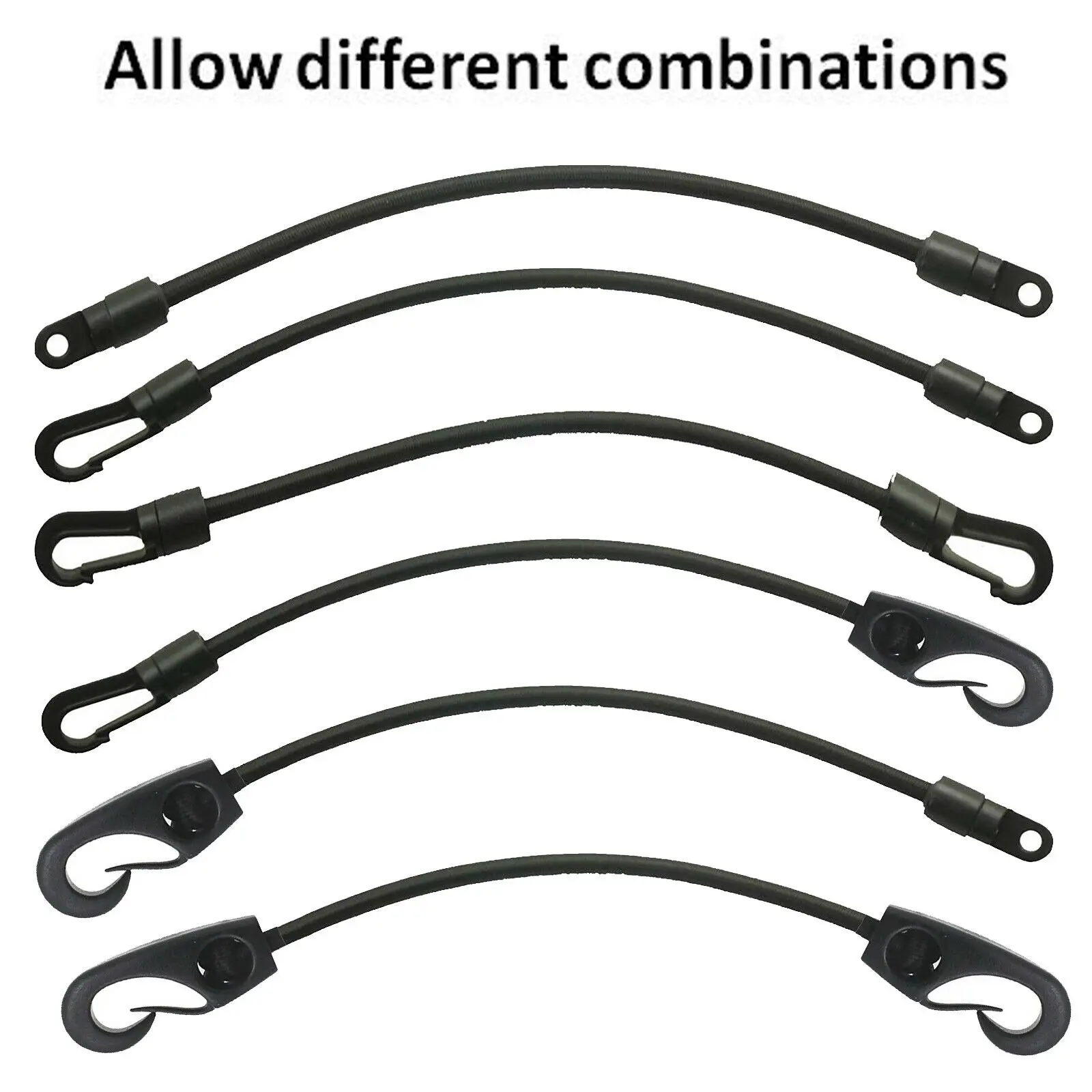 6 PK 1 4 Shock Cord End Hook 1 4 X 20 Feet Elastic Bungee Rope 6 PK 1 4 Shock Cord End Hook 1 4 X 20 Feet Elastic Bungee Rope