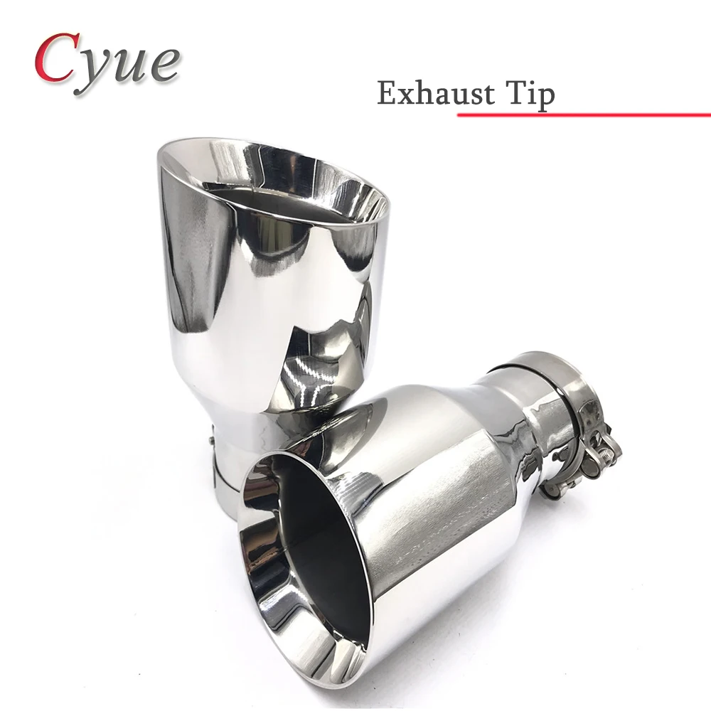 1-Piece-Top-Quality-304-Stainless-Steel-Universal-Exhaust-System-End ...