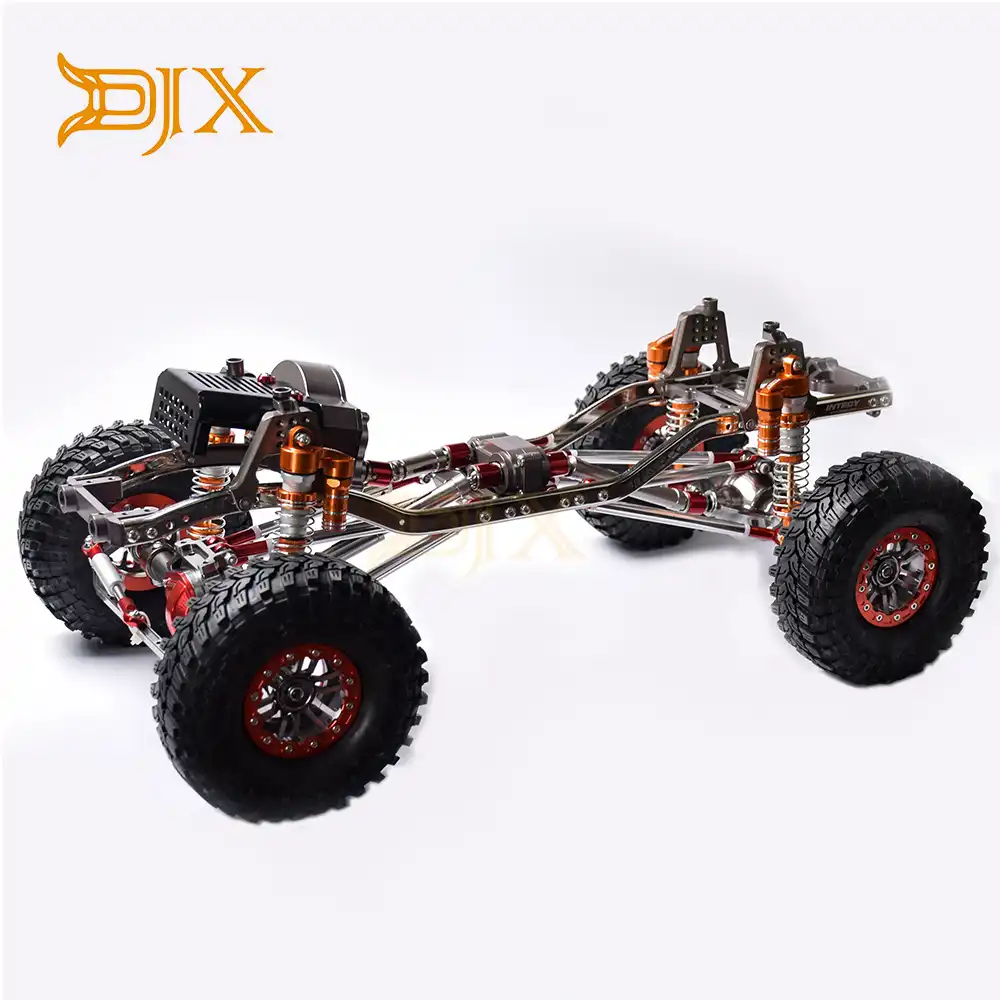 Cool Racing CNC 1/10 Rock Crawler Aluminum Axial SCX10 Chassis W/ Carbon Frame Wheelbase 313mm ...