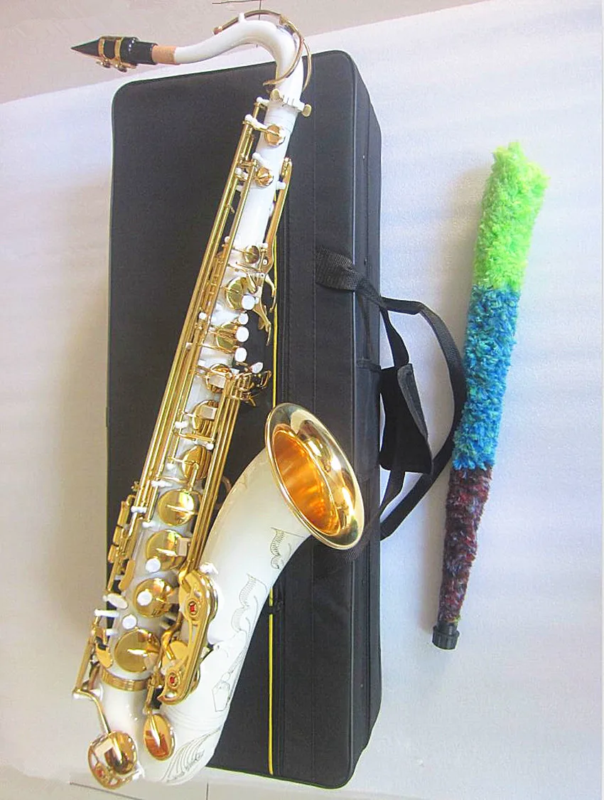 White Tenor Saxophone