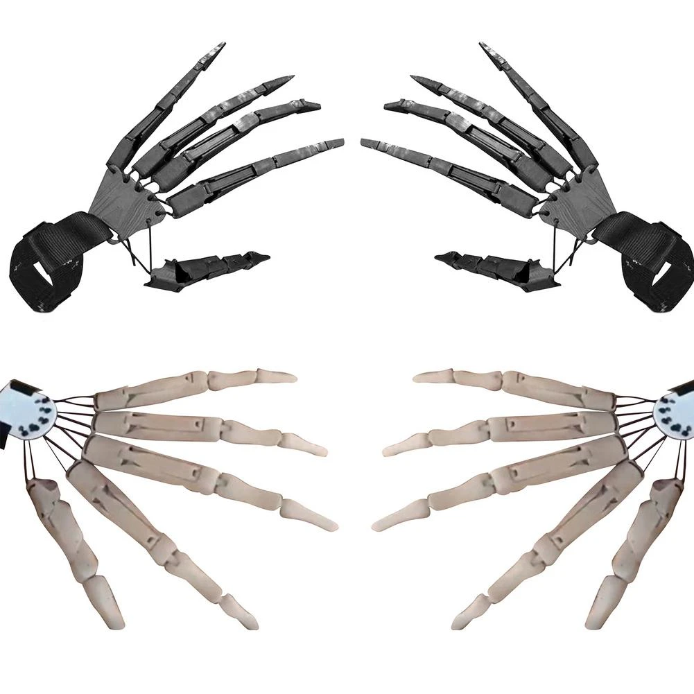 3d Halloween Articulated Fingers Claws Cosplay Decoration Party Props ...