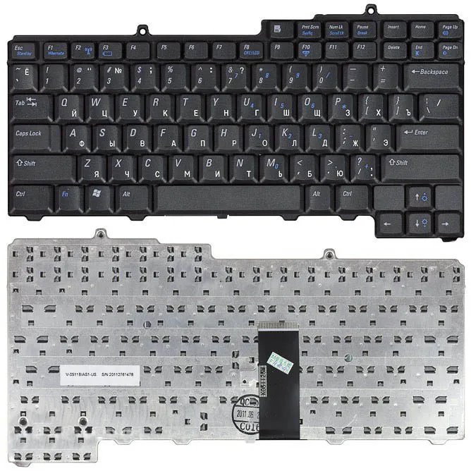 Keyboard-for-Dell-inspiron-1501-6400-9400-630m-640m-E1405-E1505-e1705 ...