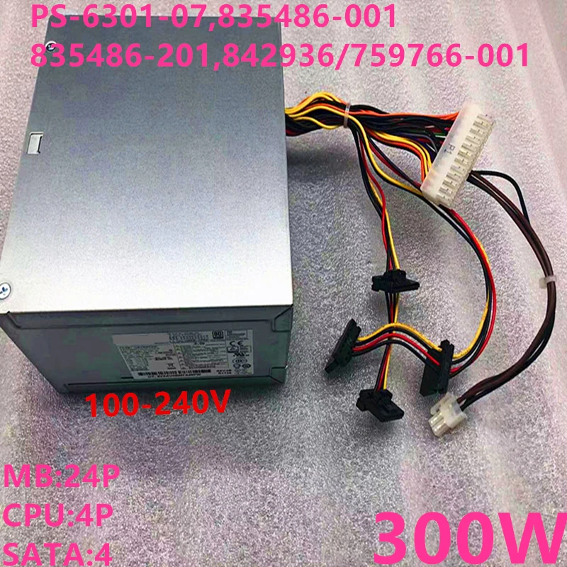 Original PSU For HP ATX 300W Switching Power Supply PS-6301-07 835486 ...