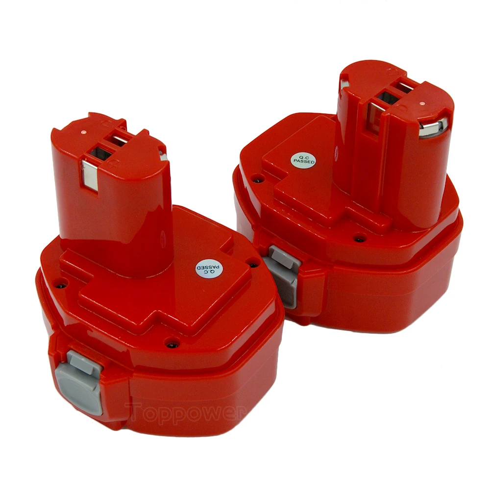 2X PA14 14.4V 3000mAh Ni CD Power Tools Rechargeable Batteries for Makita 1420 1422 1433 1434 ...