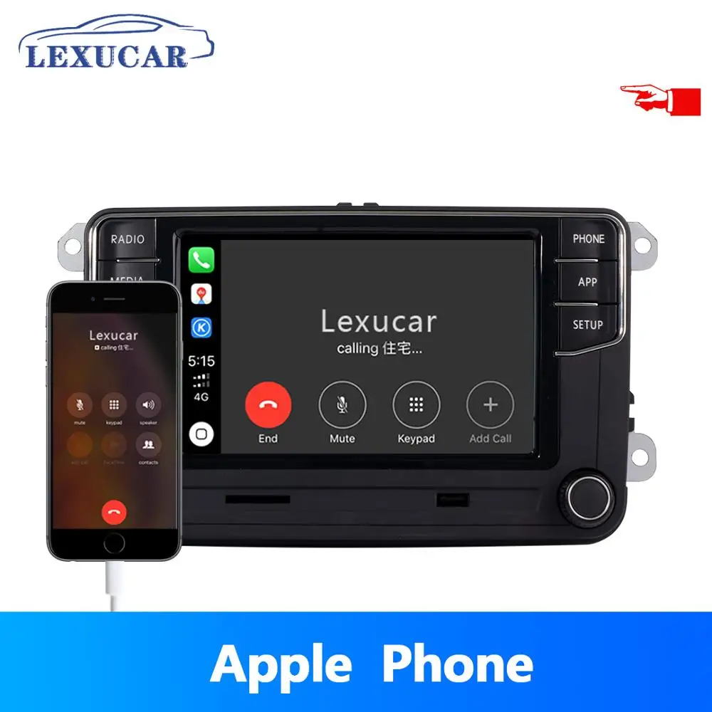 RCD360 RCD 360 Carplay 6RD 035 187B MIB Автомагнитола Mirrorlink для VW ...