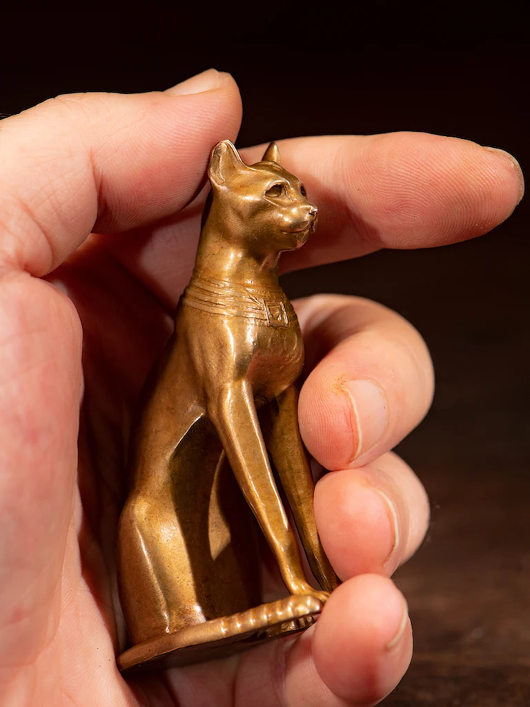 Egyptian Cat Statue British Museum