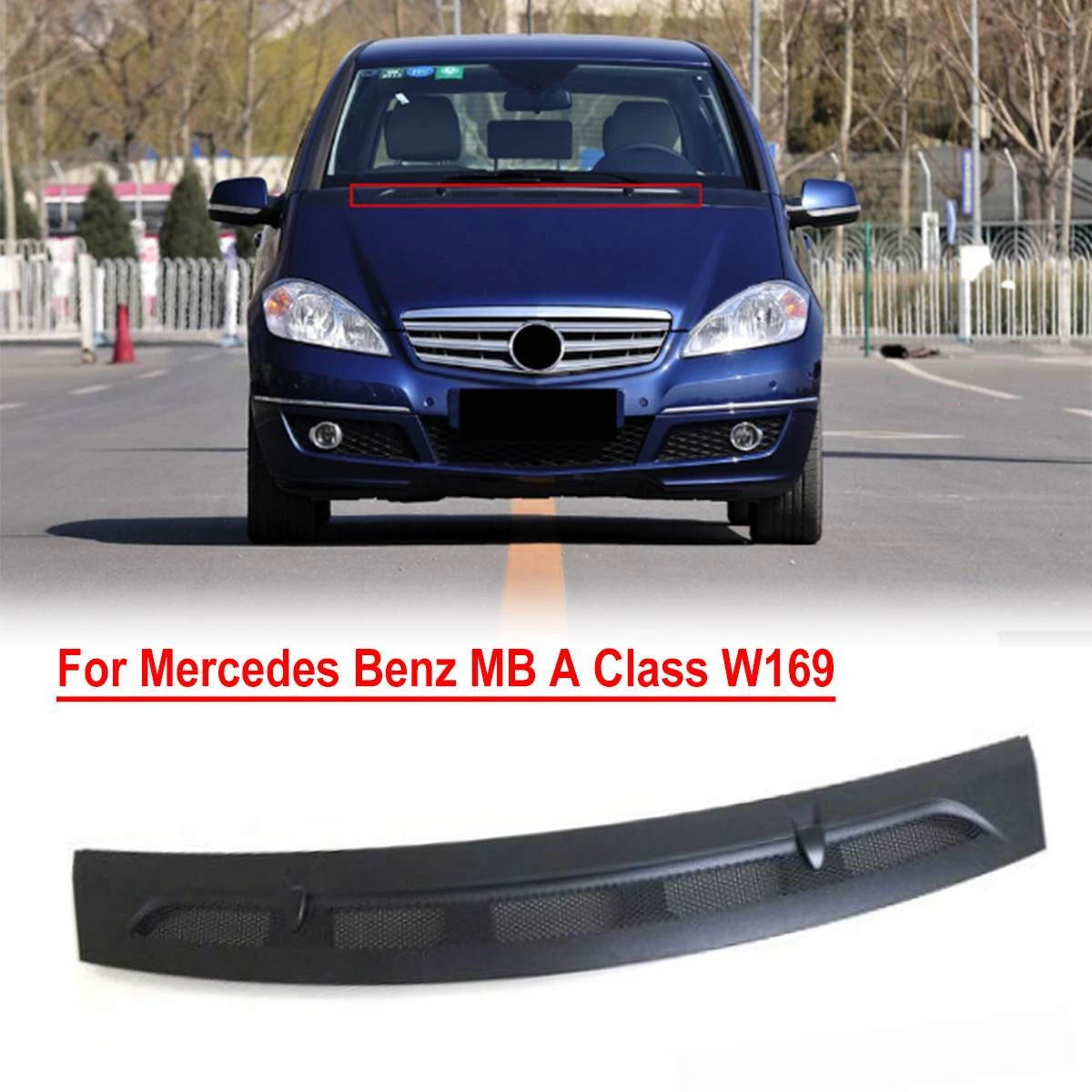 Car Bonnet Hood Scoop Cover Windshield Decoration For Mercedes For Benz ...