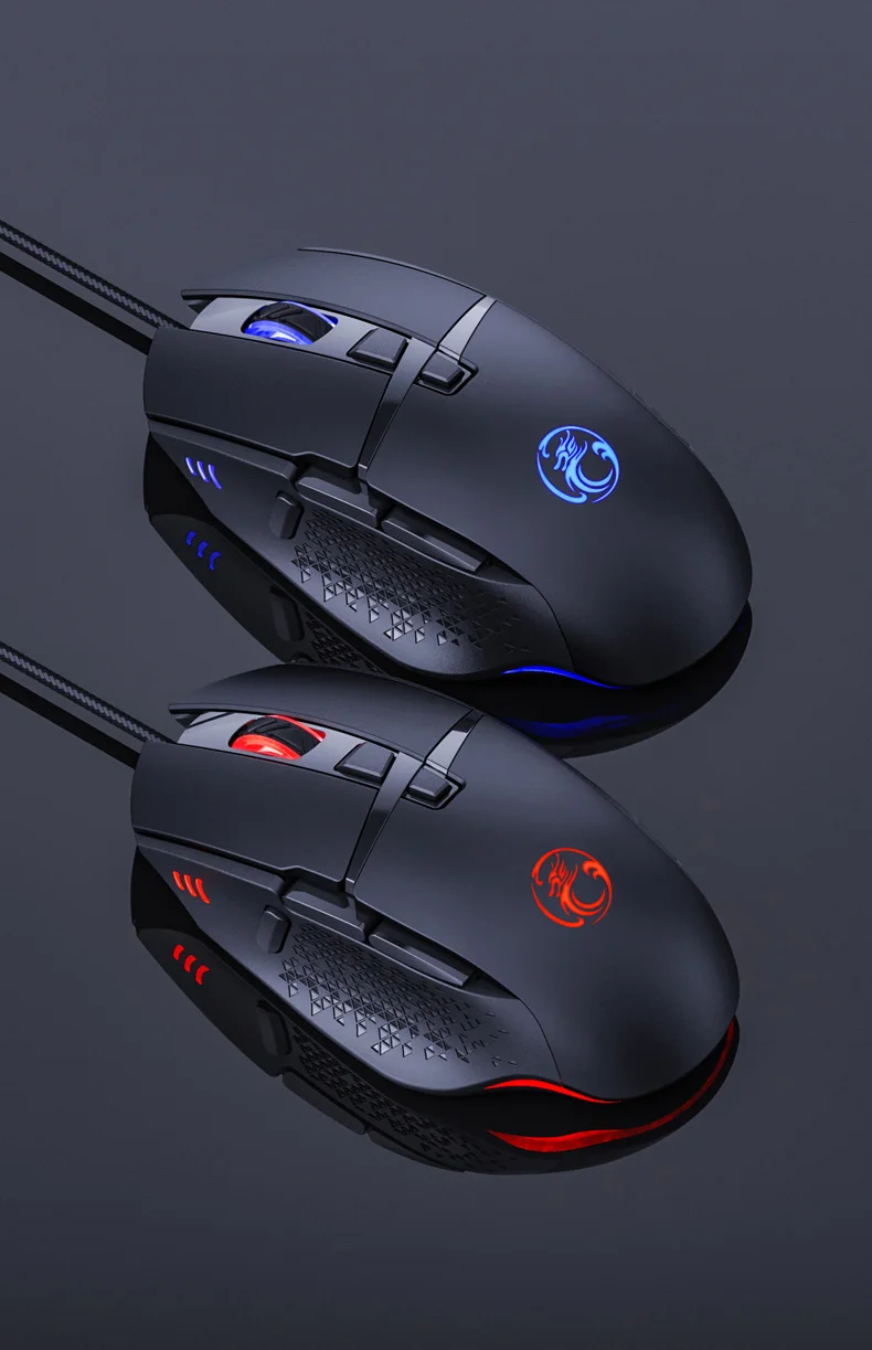 iMice T91 Fire Button Design USB Wired Gaming Mouse Computer Gamer 7200 ...