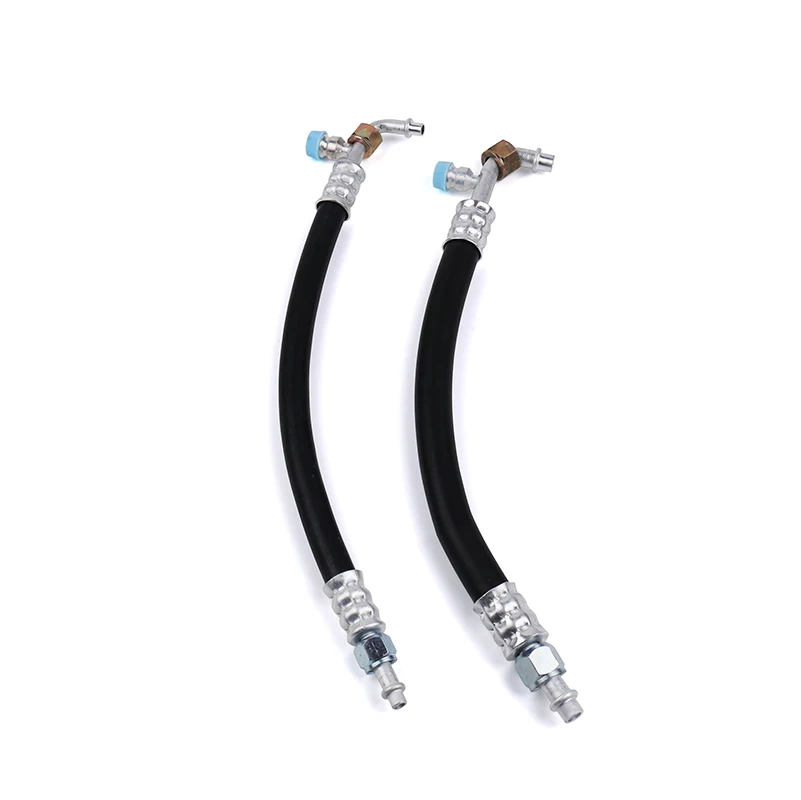 #6 #8 Thick-wall A/C Refrigerant Hose Assembly R134a 90° Barb Fitting ...