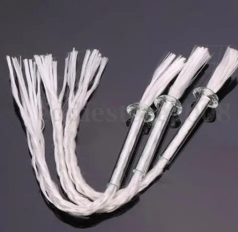 3Pcs Glass Fiber Wick With Glass Holder for Kerosen Oil Lamp Alcohol ...