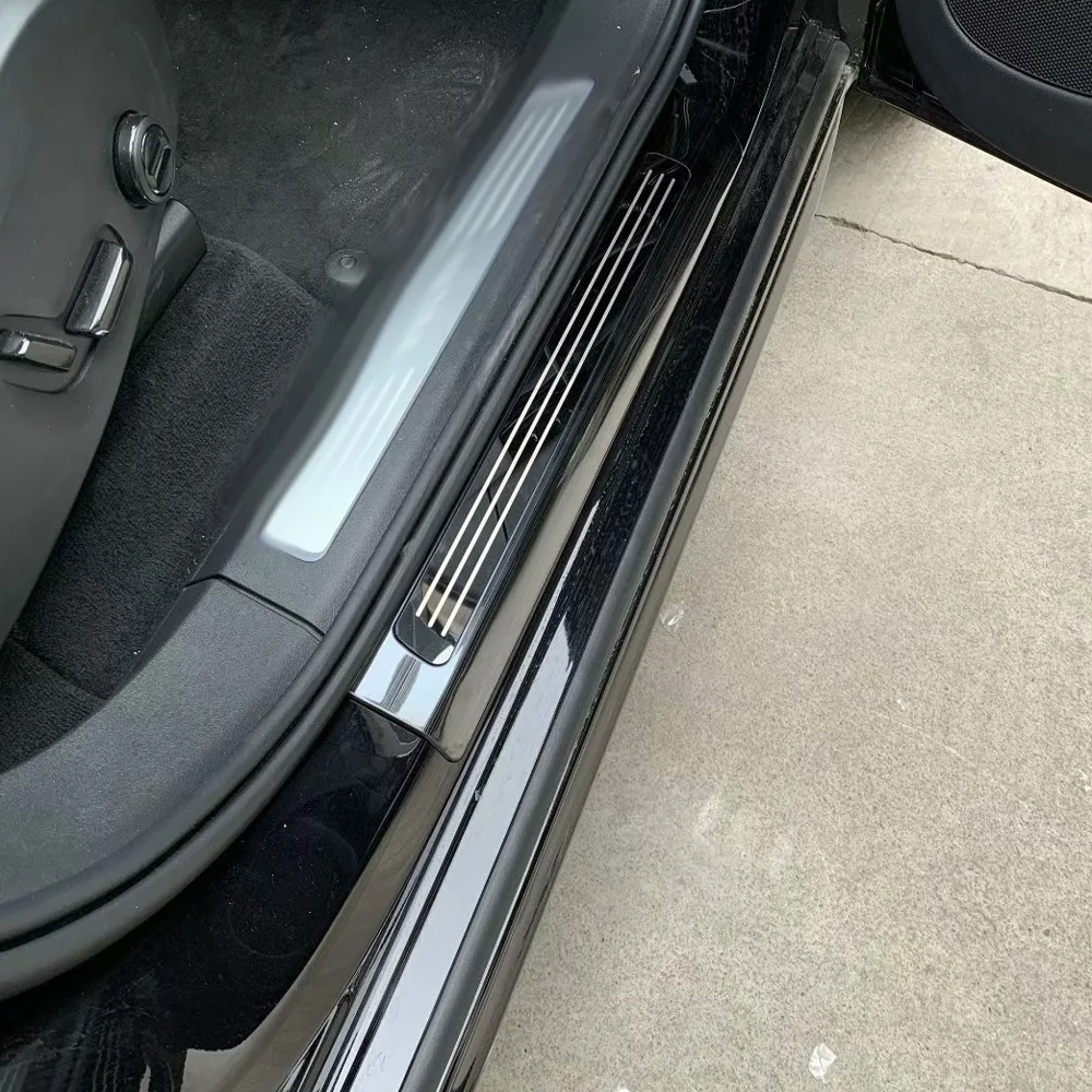 For Volvo XC90 xc 90 2016-2019 2020 Stainless Steel Door Sill Plate ...