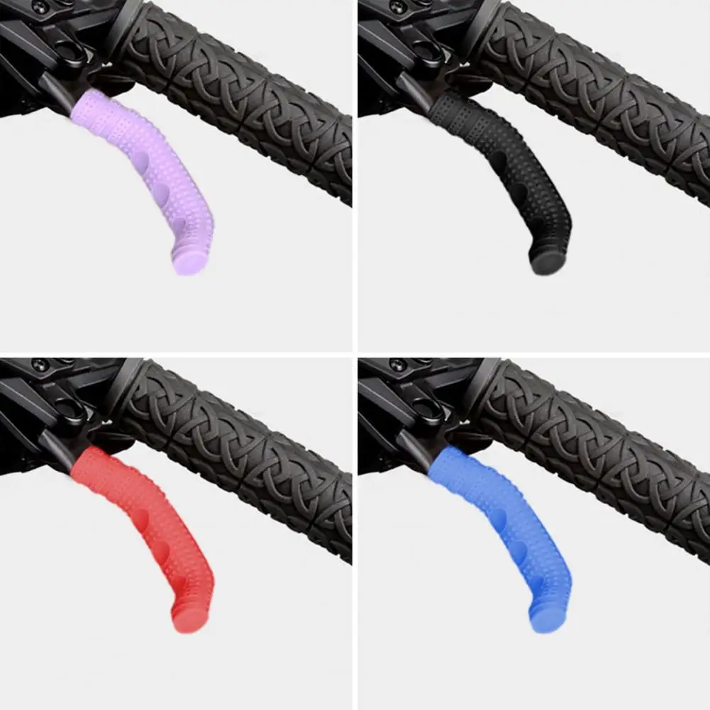 1 Pair Fashion High Compatibility Stable Bike Handle Sleeve Silicone ...