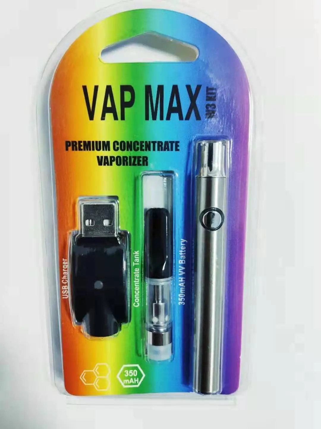 VapMax Premium Preheat VV Battery Kit With 350Mah Vape Battery C-BD Oil ...
