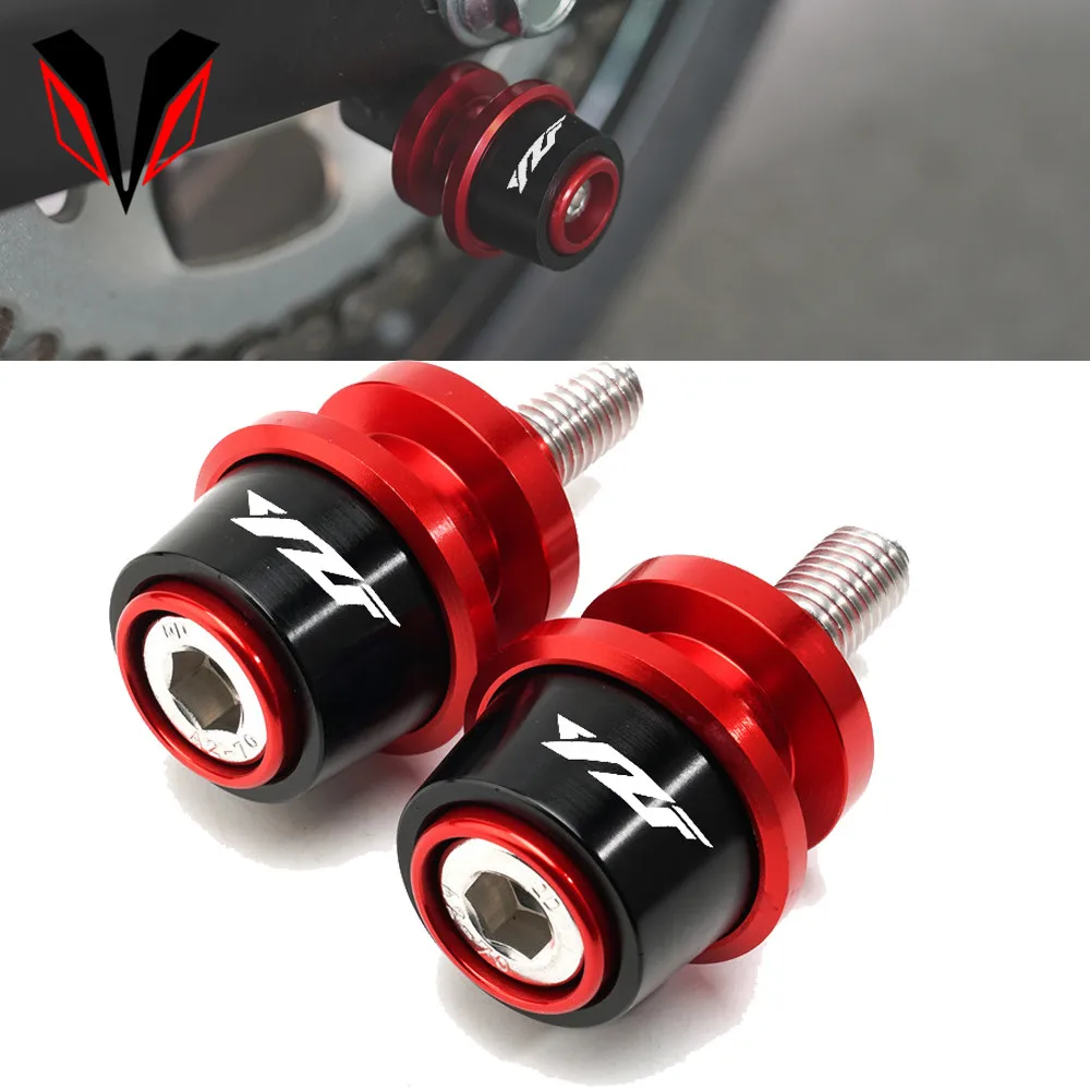 YZF Motorcycle Accessories Swingarm Spools 6mm Aluminum Slider Stand ...
