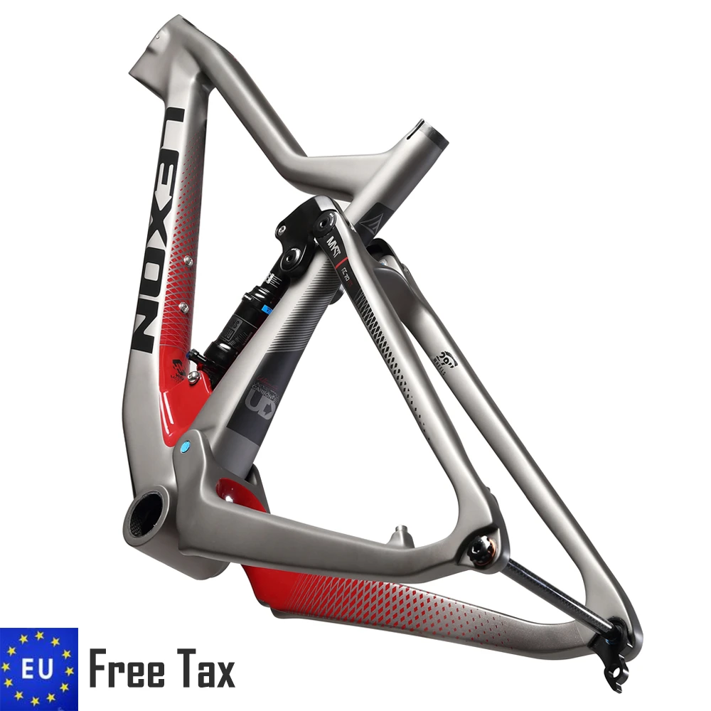 2022 Lexon Bicycle Frame XC Bike Frames Carbon MTB Full Suspension frame 29 Boost frame Trial ...