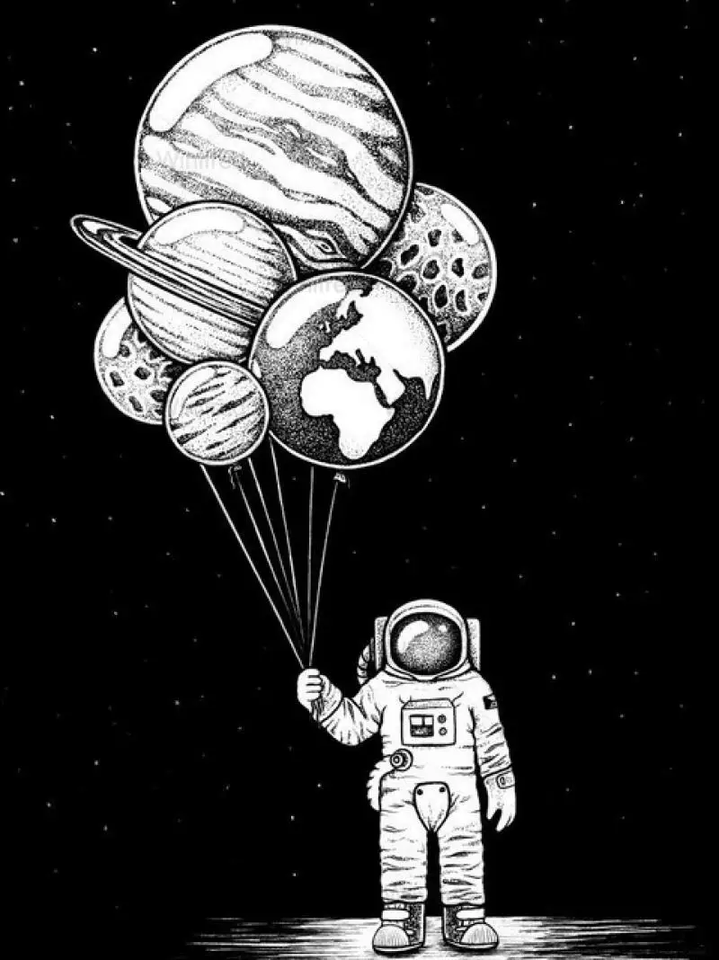 Astronaut Drawing Tumblr