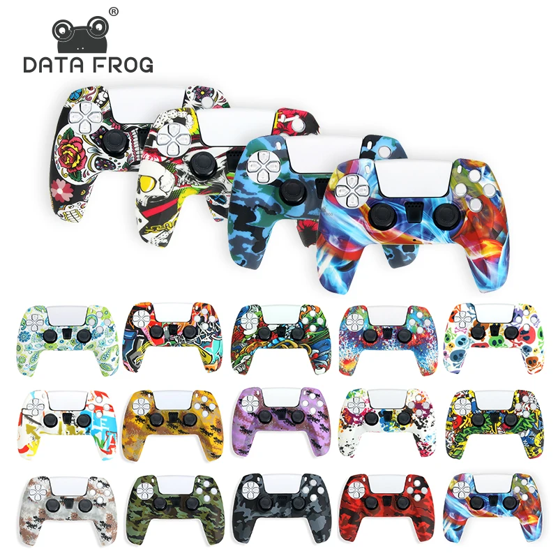 Data Frog Anti Slip Silicone Protective Case For PS5 Controller ...