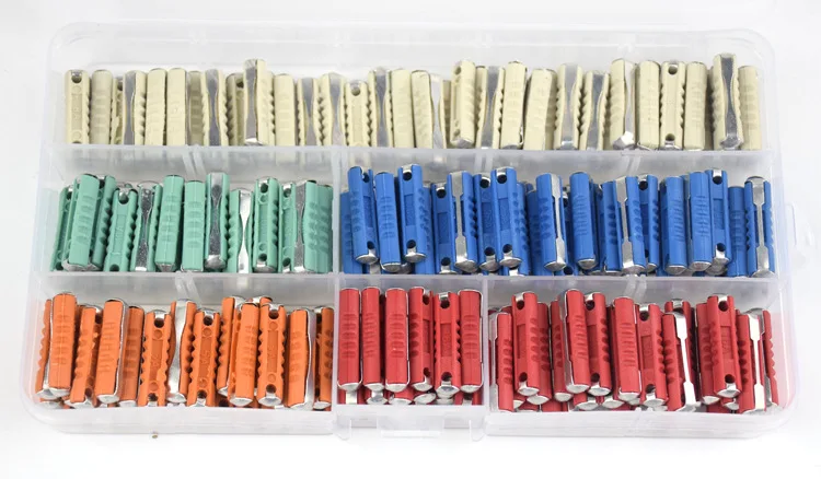 200PCS environmentally friendly European Car Blade Fuse Box Assortment ...