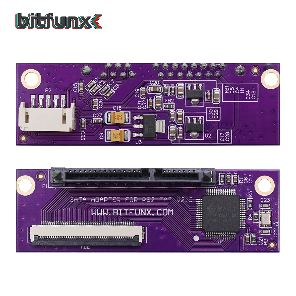 Bitfunx Sata Adapter Upgrade Board For Sony Playstation 2 Ps2 Ide ...
