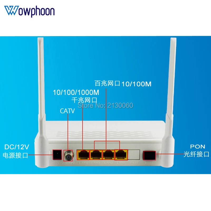 ONU-ONT-Optical-Network-Terminal-1GE-3FE-CATV-2-WIFI-SC-APC-Port ...