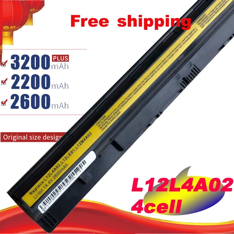 Batería L12M4E01 para Lenovo, L12L4A02, L12L4E01, L12M4A02, L12S4A02 ...