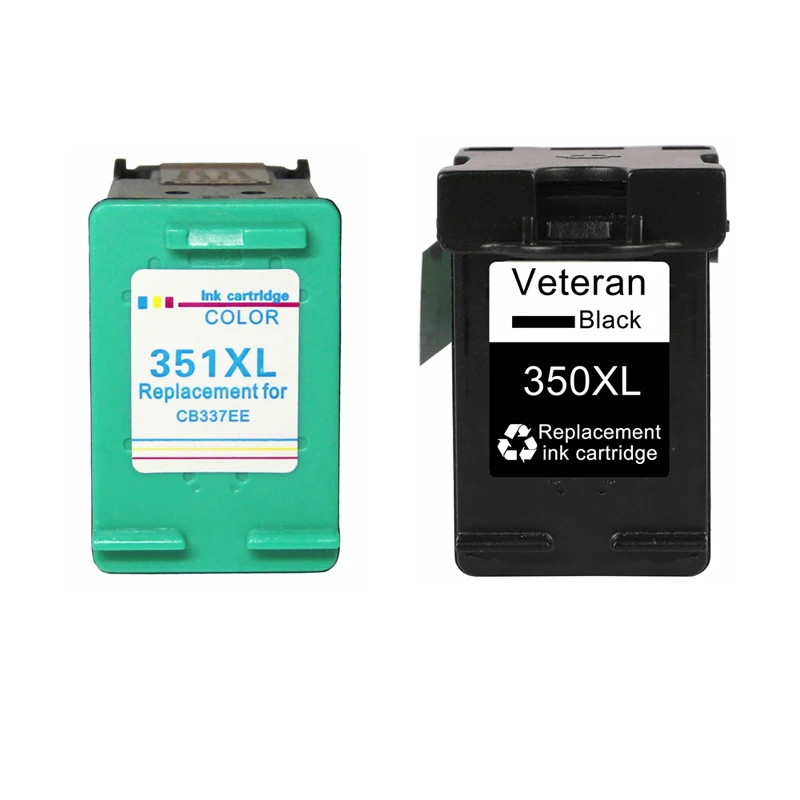 Veteran Refilled 350XL 351XL Cartridge Replacement for hp 350 351 hp350 ...