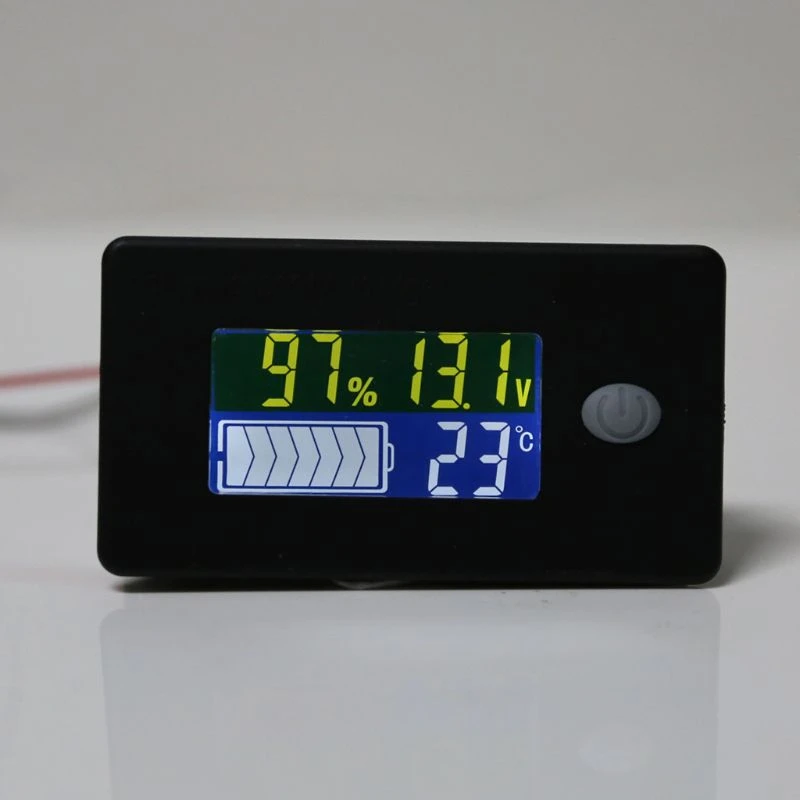 Battery Capacity Indicator 12v 24v 36v 48v 60v 72v 10-100v Li-ion Lead ...