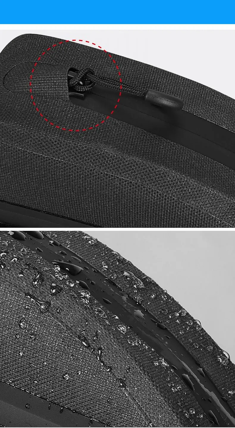 Panier-sacoche vélo,Sahoo Pro-Sac de cadre supérieur de vélo Rain Verde ...