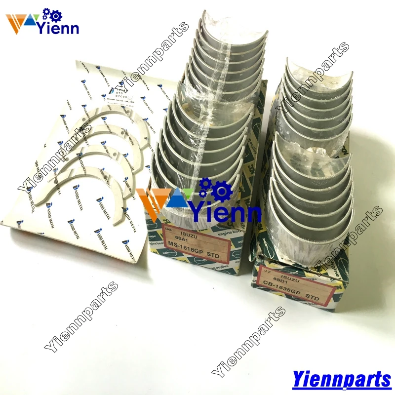 6sa1 6sd1 6sd1t Main Bearing 1-11510-067 & Connrod Bearing 1-12271-060 ...